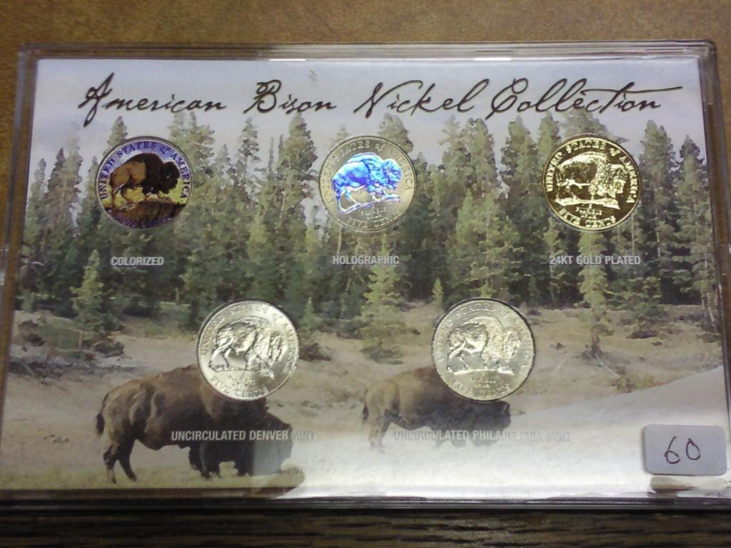American Bison Nickel Collection (As Shown)