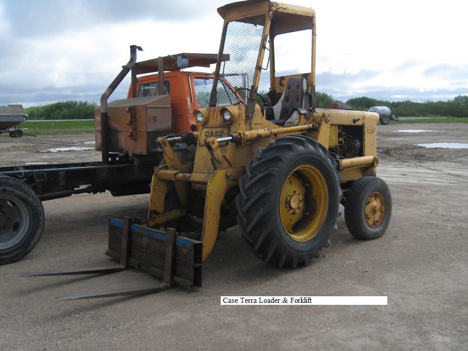 Case Terra Loader with forks