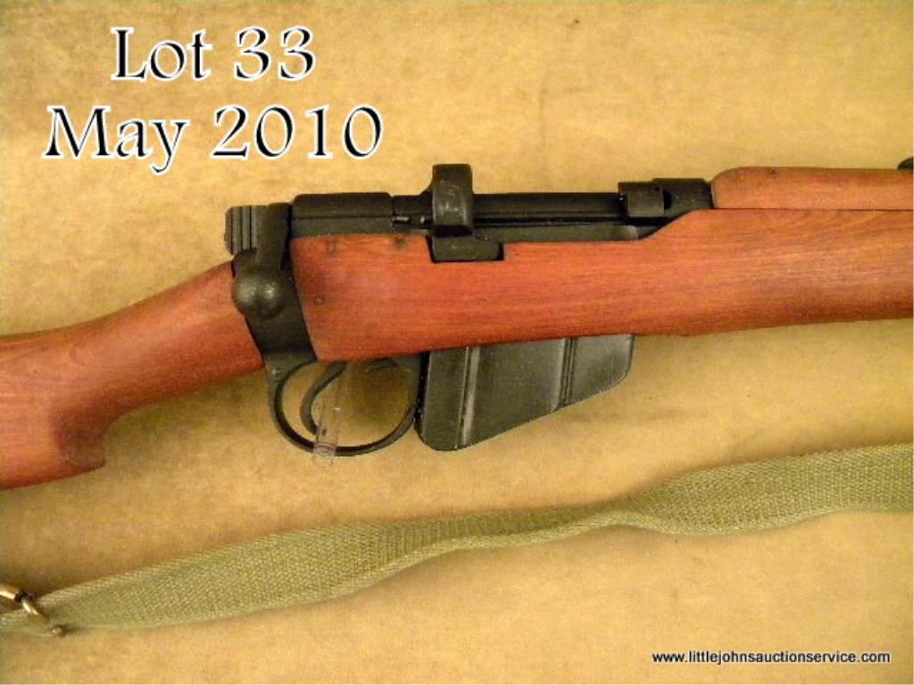 British military Enfield bolt action rifle, .303 British cal., 25 ...