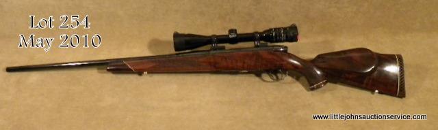 High grade early Weatherby Mark V bolt-action rifle, .300 Magnum, 24 ...