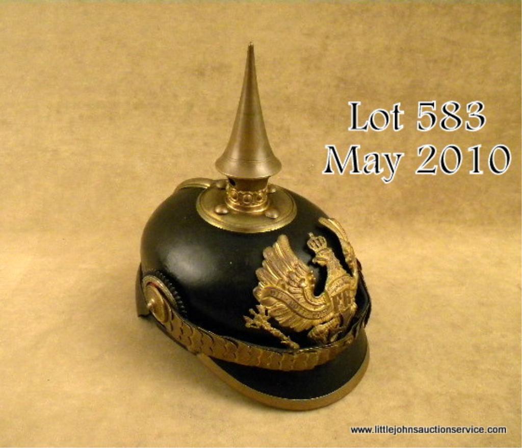 Imperial German Prussian Infantry NCO's Pickelhaube complete with ...