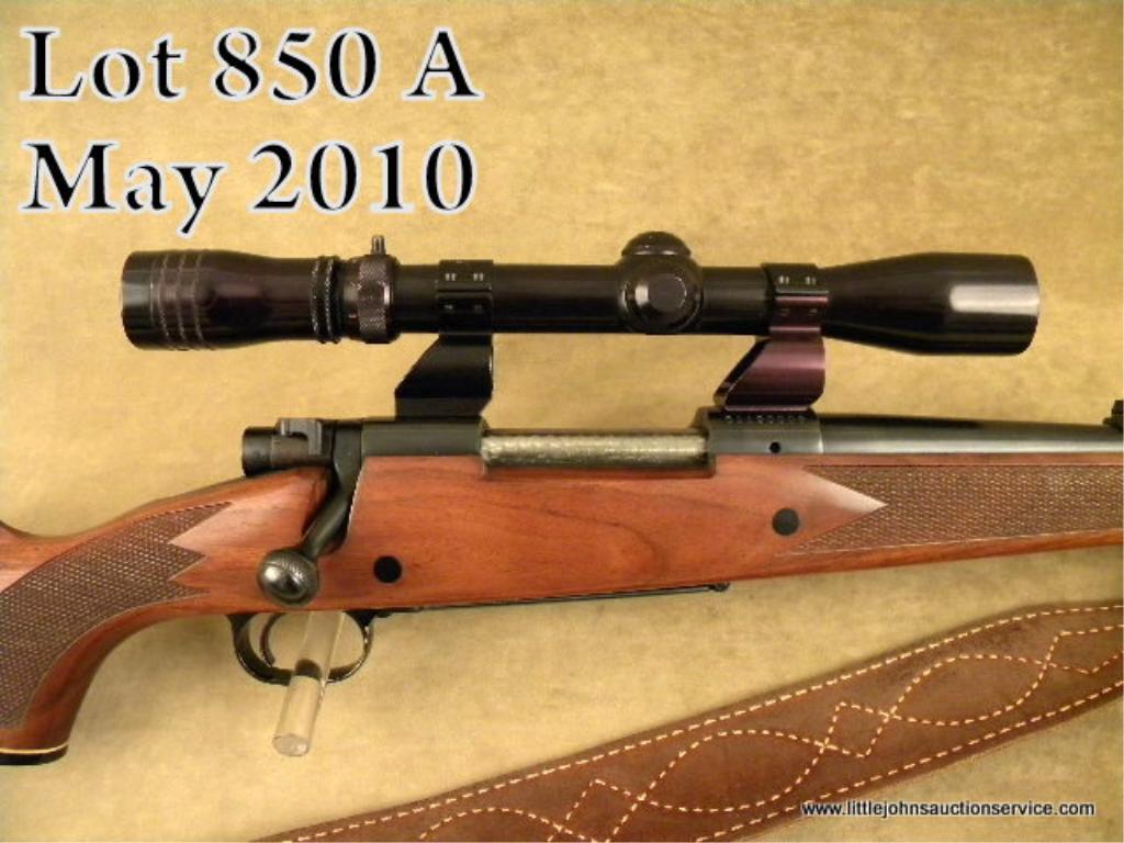 Winchester Model 70 bolt-action rifle, 7mm Remington Mag. cal., 24 ...