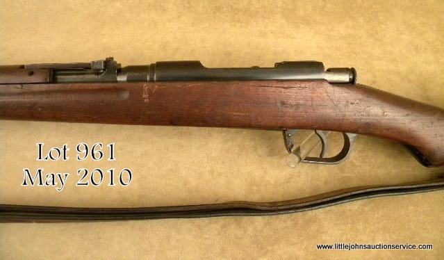 Japanese Arisaka Type I (Italian-made) bolt-action military rifle, 6 ...