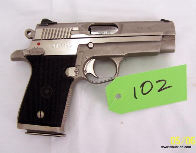 Interarms Firestar 9mm Semi Auto Pistol