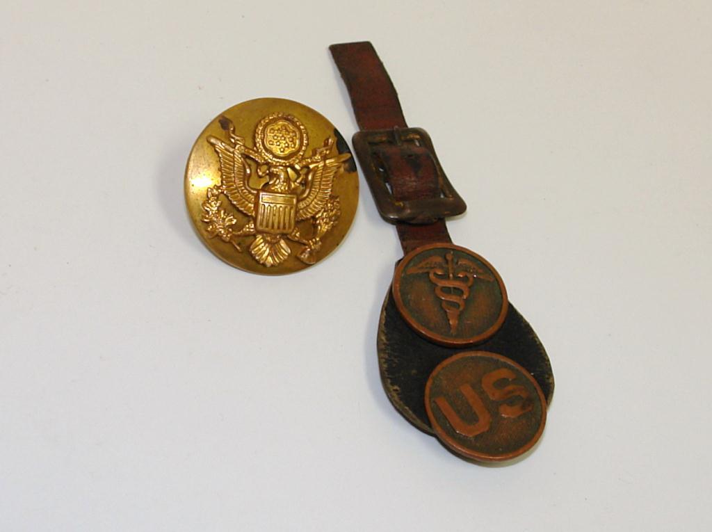 U.S Army Fobs Medical & American Eagle Pin