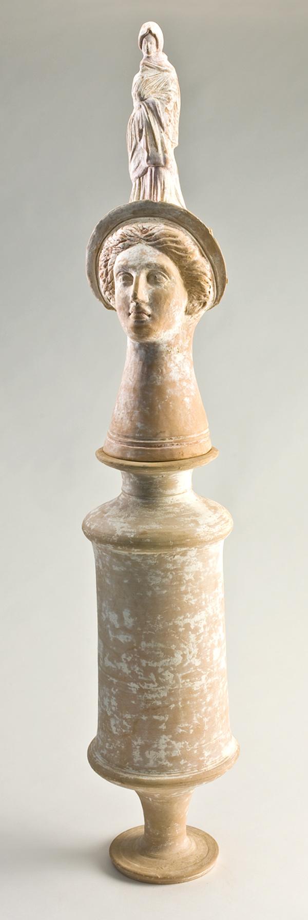 Greek. Southern Italy. Canosan funerary figural vase gr