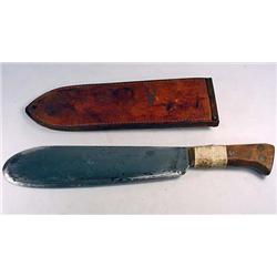 WW2 USMC BOLO KNIFE W/ SHEATH - Handle Taped. Both