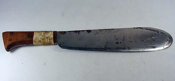 WW2 USMC BOLO KNIFE W/ SHEATH - Handle Taped. Both