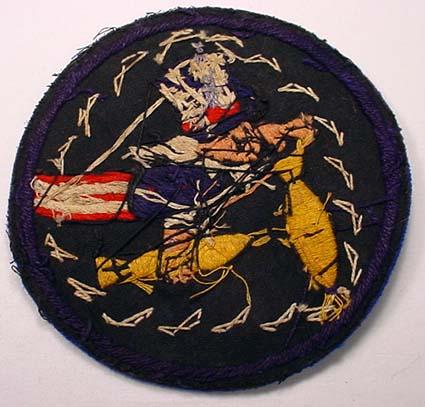 WW2 US AAF UNCLE SAM BOMB SQUADRON JACKET PATCH
