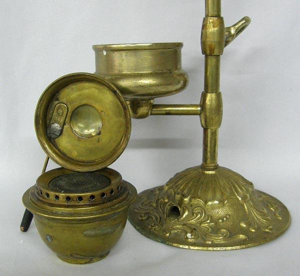 Antique Brass Student Oil Lamp