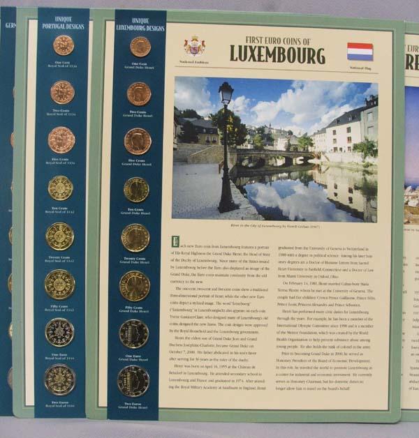 First Euro Coin Collection in Book Album