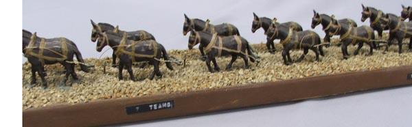 Borax 20 Mule Team Wagon Train Model