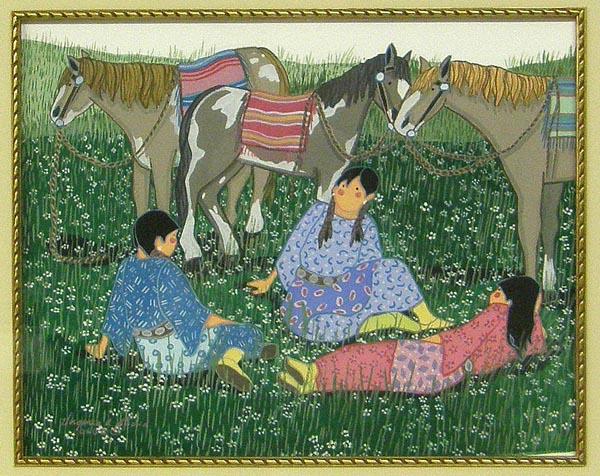 Original Gouache Painting By artist Virginia Stroud