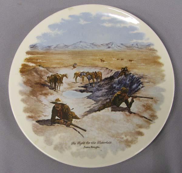 3 Frederic Remington Collector Plates