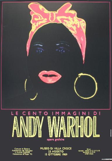 1989 Warhol Mammy Poster