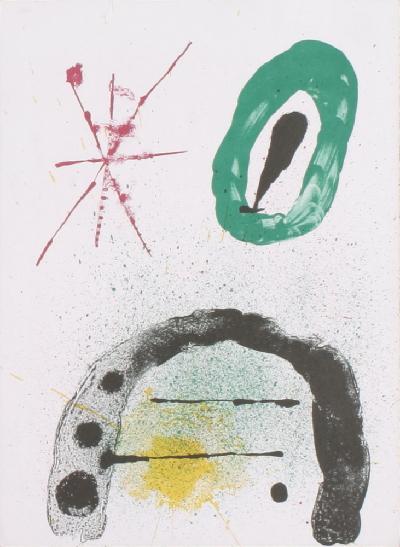 1963 Miro Derrier le miroi, no. 139/140, pg 24 Litho