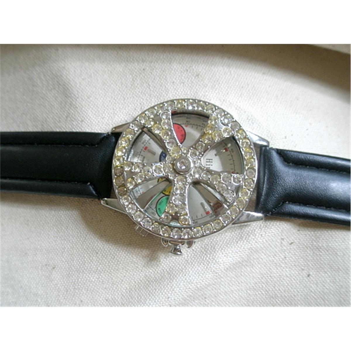 Cool Spinner Watch - Big Oversized Men's Watch! Wild Collectible Design!