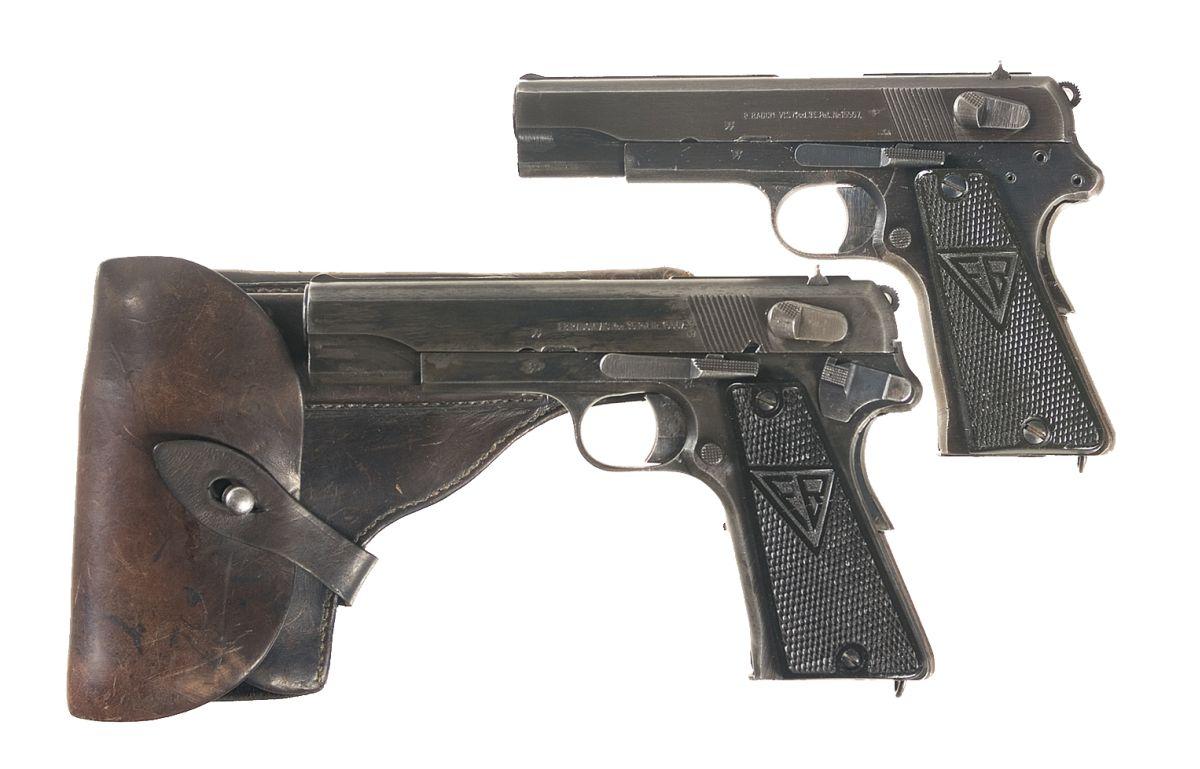 Two Nazi Proofed Radom VIS P-35 Semi-Automatic Pistols -A) Radom P-35 ...