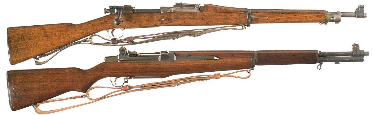 Two U.S. Military Rifles -A) U.S. Rock Island Arsenal 1903 Bolt Action ...