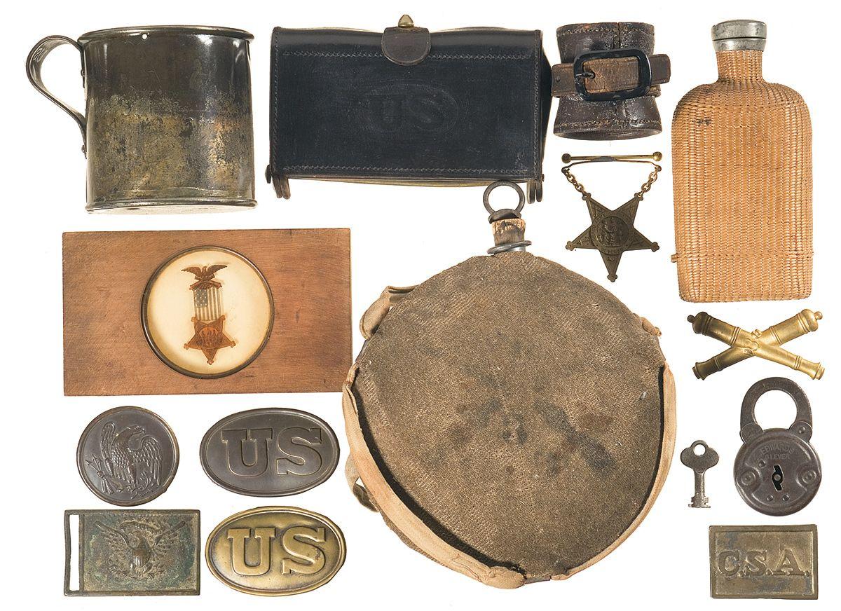 Grouping of Civil War Era Items