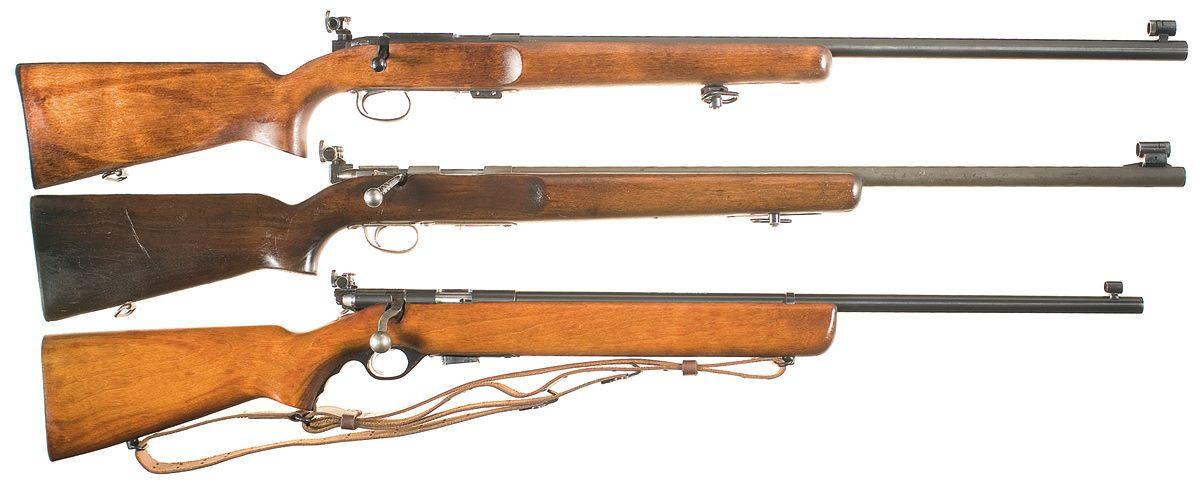 Three U.S. .22 Caliber Rifles -A) Scarce U.S. Army Remington Model 541X ...