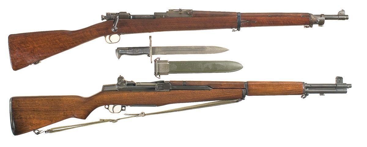 Two Rifles -A) U.S. Springfield Model 1903 Bolt Action Rifle with ...