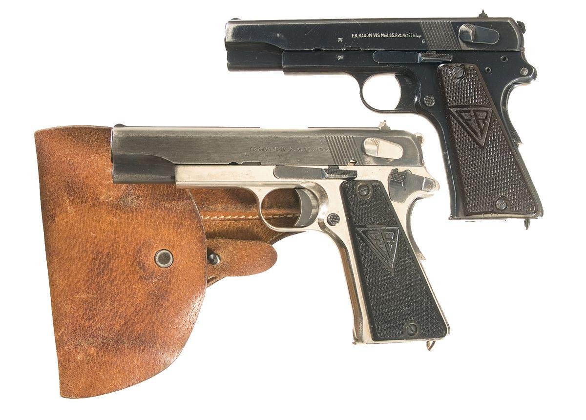 Two Nazi Proofed Radom VIS P-35 Semi-Automatic Pistols -A) Radom P-35 ...