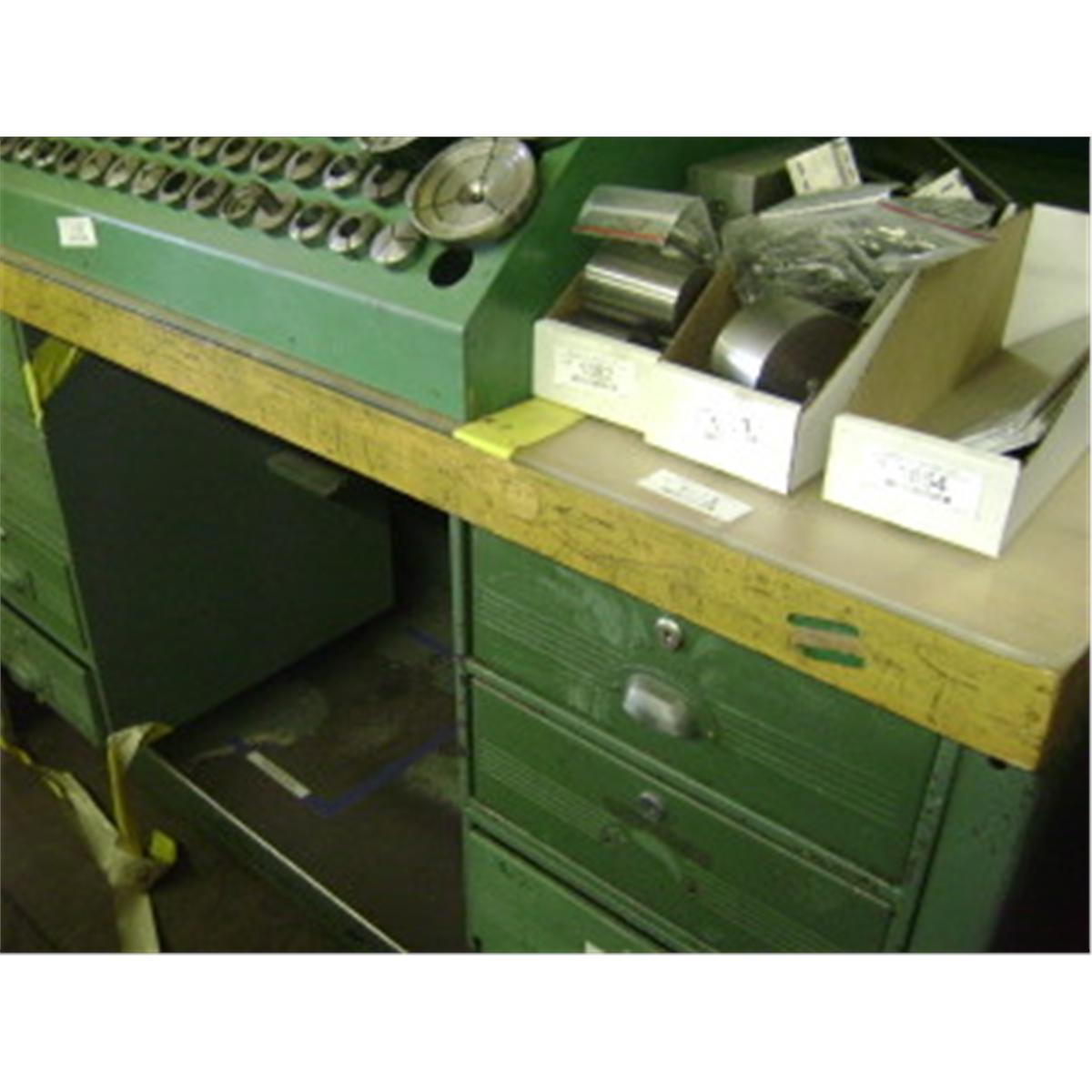 8 DRAWER BUTCHER BLOCK WORK BENCH