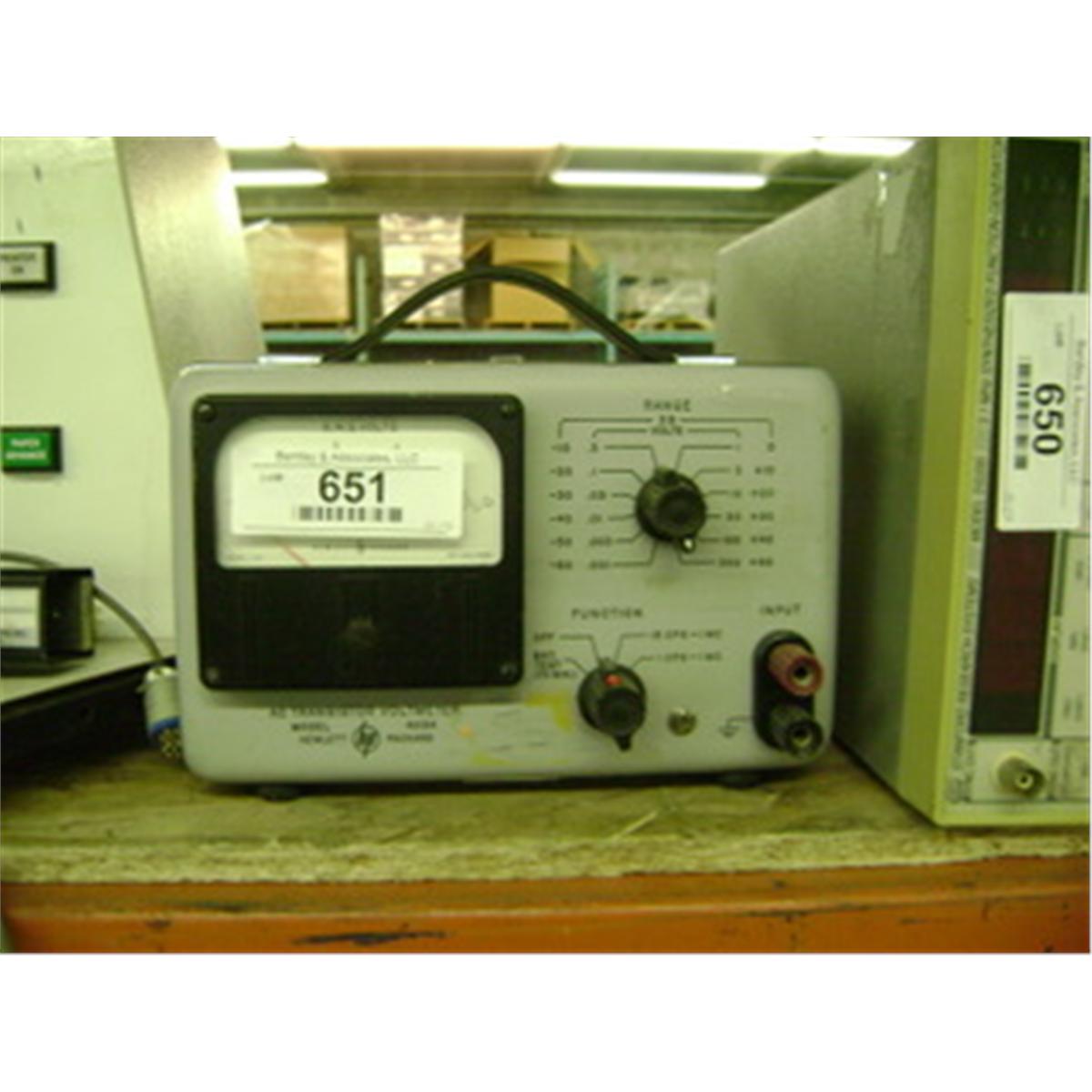 HP 403A AC TRANSISTOR VOLTMETER