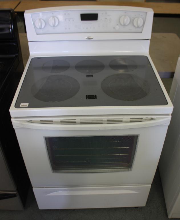 Whirlpool Electric Glass Top Stoveoven