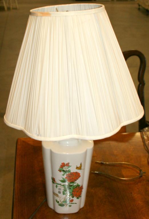 Hand Painted Vintage Lamp