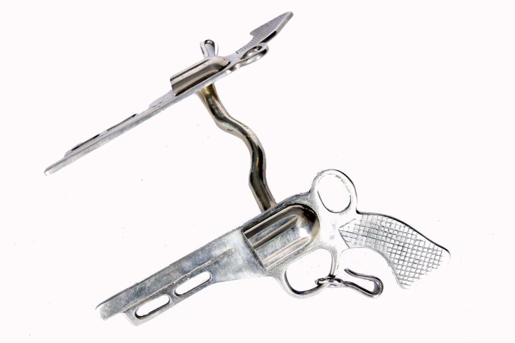 Large Size Pistol Bit Stamped "SB", patent applied for, shows two ...