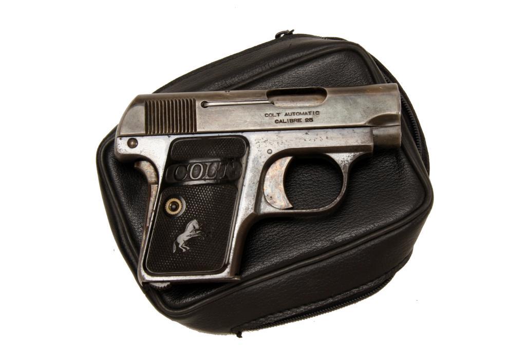 Colt Baby Model Cal .25acp SN:166581 Single action semi auto pocket ...
