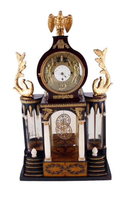 Rare Austrian Automaton Clock Circa 1850. Measures 25"H X 16"W. Clock ...