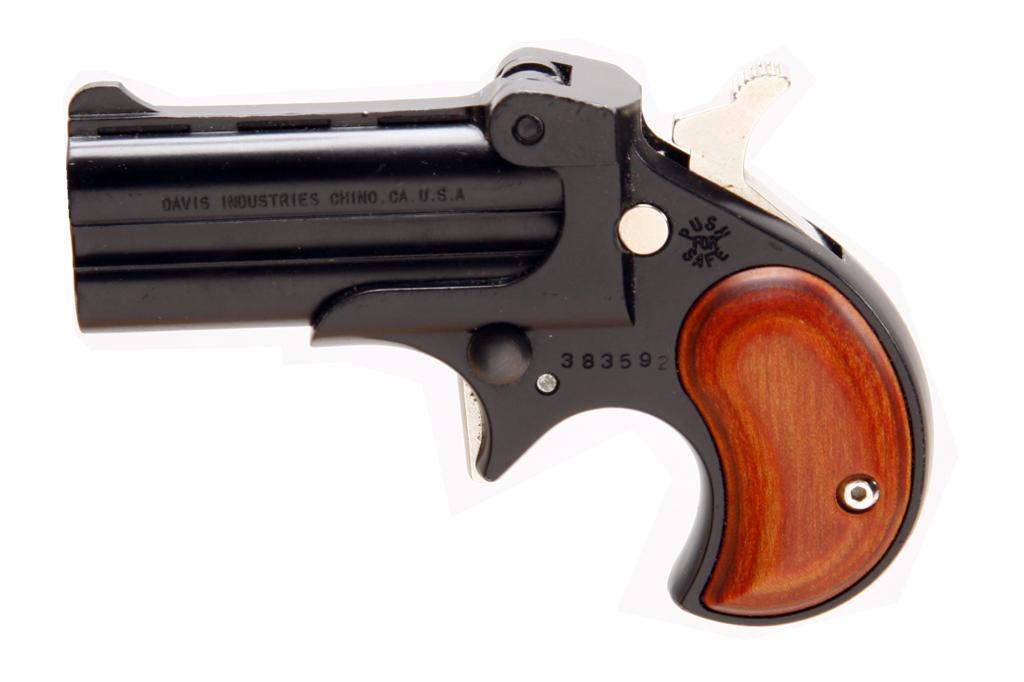 Davis Derringer D-32 Cal .32acp SN:383592, Single action over and under ...