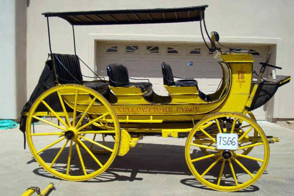 Original Yellowstone Stage Yellowstone Wagon, made by The Abbott ...