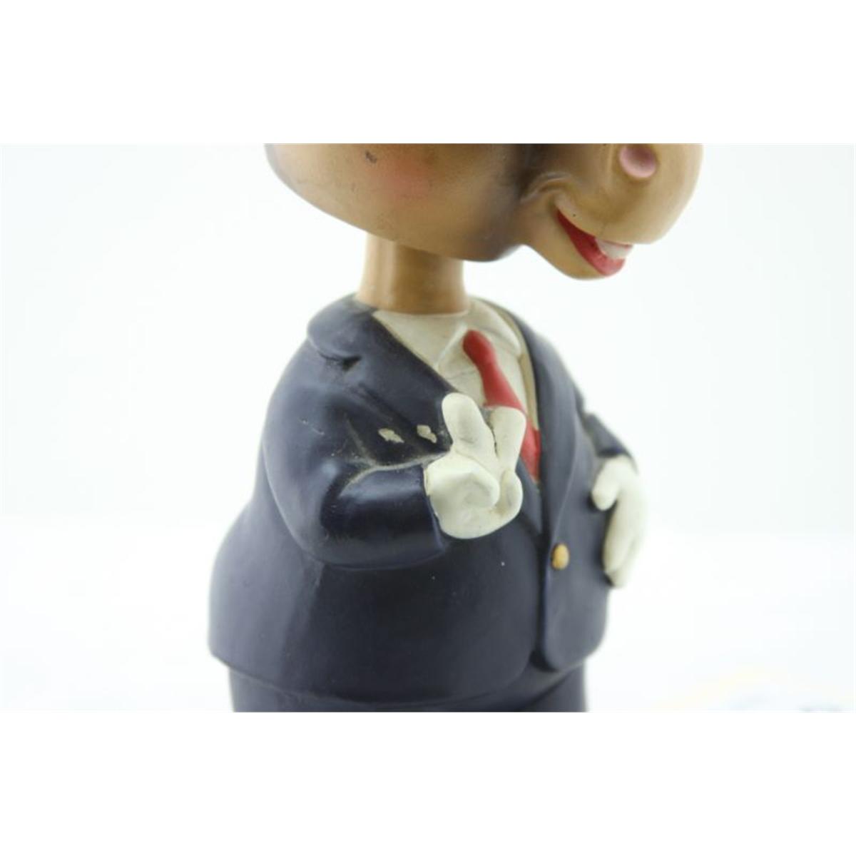 Democratic Donkey Bobble Head Peace Sign
