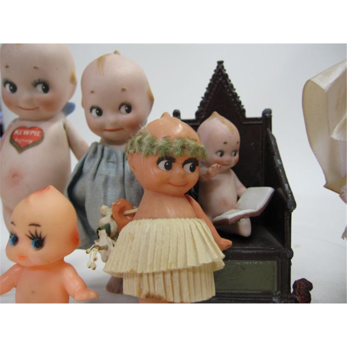 Set of 7 Antique Kewpie Dolls