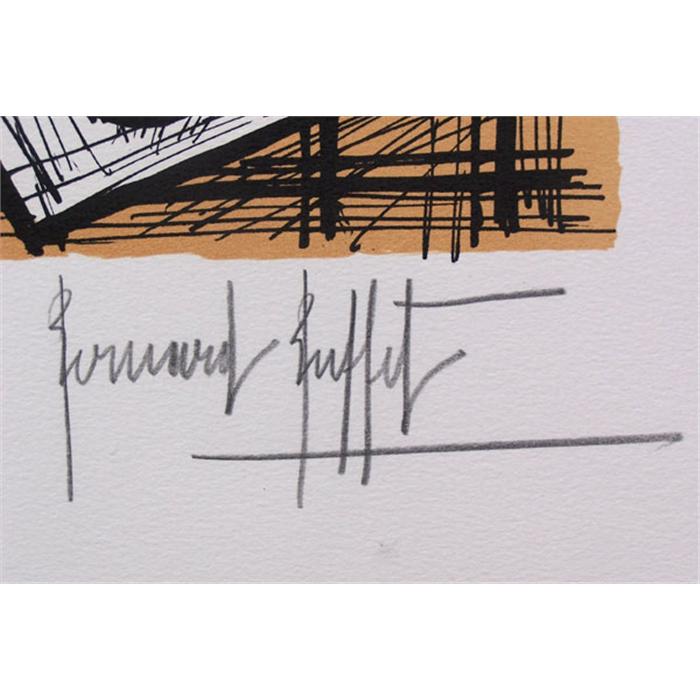 BERNARD BUFFET Hand Signed Lithograph French