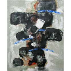 JUN DOBASHI Signed Lithograph Japanese Art 1961