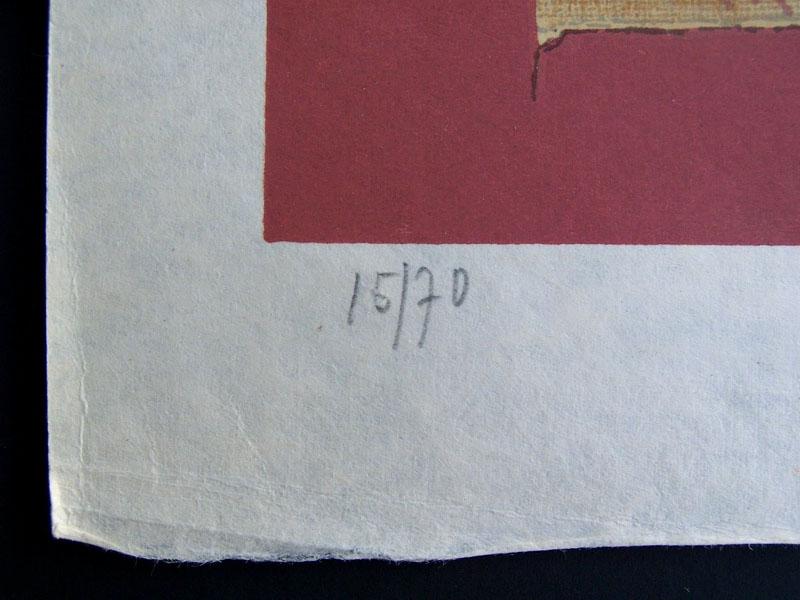 MAX ERNST Hand Signed Color Litho Surrealism