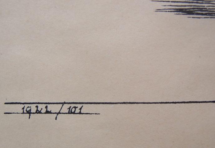 PAUL KLEE Hand Signed Lithograph