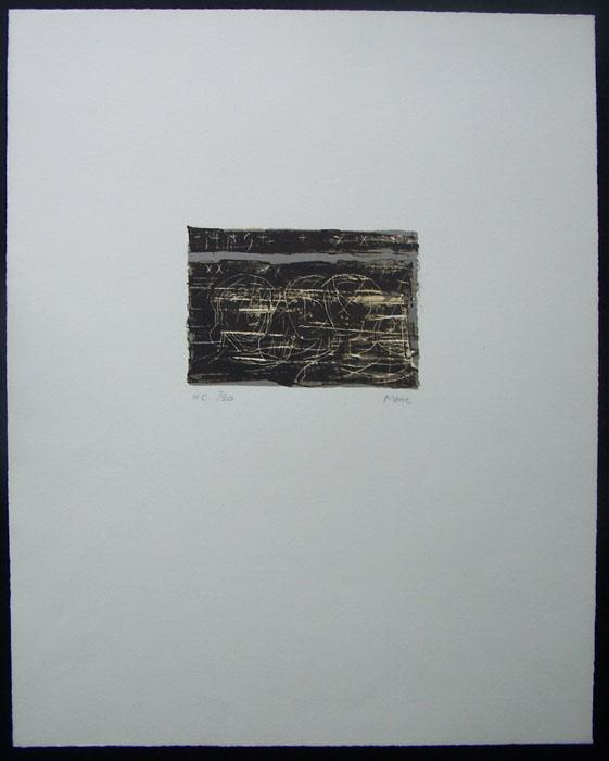 HENRY MOORE Hand Signed Lithograph British Art