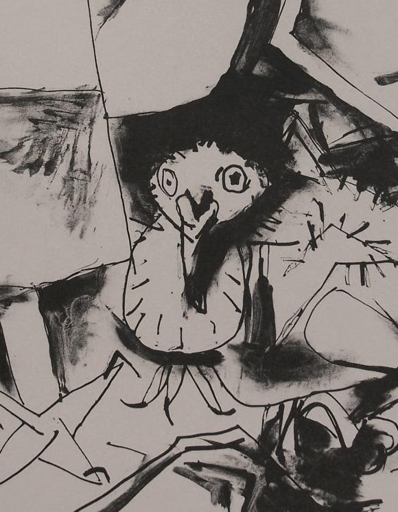 PABLO PICASSO Hand Signed Lithograph 1947