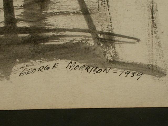 GEORGE MORRISON Sig.Watercolor American