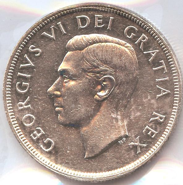Canada $1 1948 ICCS EF40