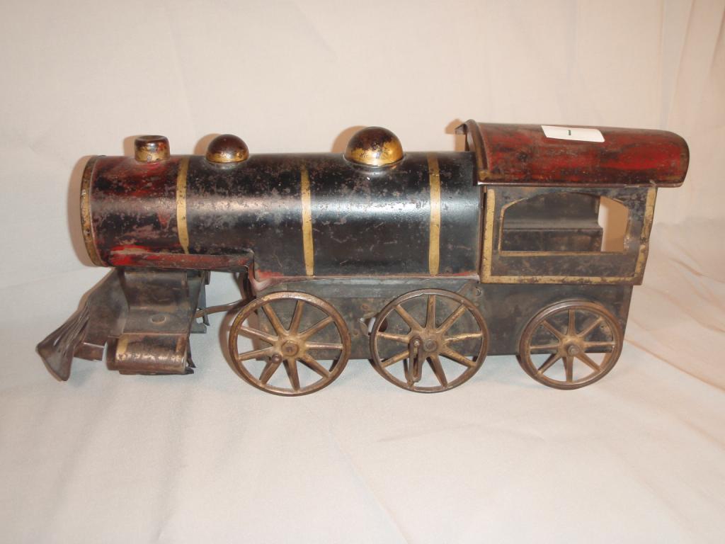 Antique Toy Steel Train Engine