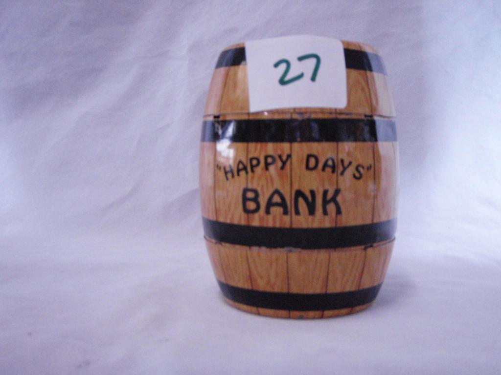 J. Chein & Co. tin Happy Days coin bank
