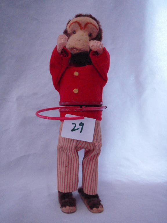 Antique Hula-hoop circus Monkey