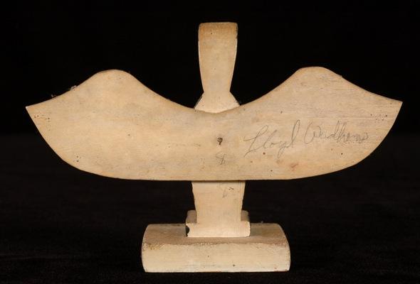 Lloyd Wadhams Eagle Totem - Alert Bay, B.C. 6 3/4" W. 4 3/4" H. Good ...